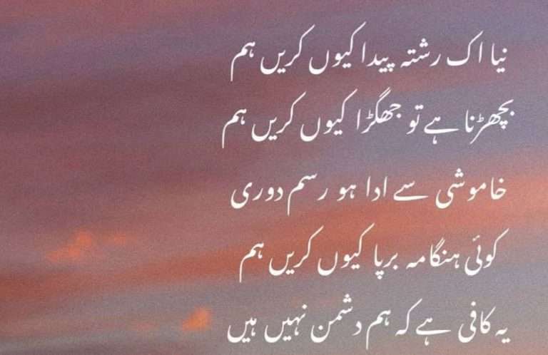 Jaun Elia Urdu Poetry Naya Ek Rishta Paida Kyun Karein Hum – Sad Poetry Jaun Elia Urdu Poetry Naya Ek Rishta Paida Kyun Karein Hum – Sad Poetry